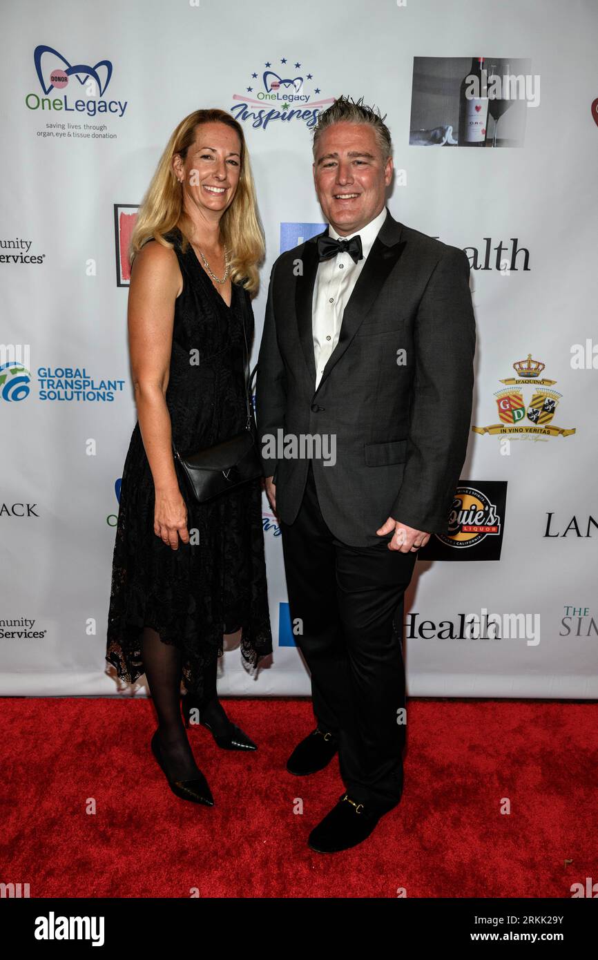 Los Angeles, USA. 24th Aug, 2023. Bridge to Life Jennifer Guzman, Aaron ...