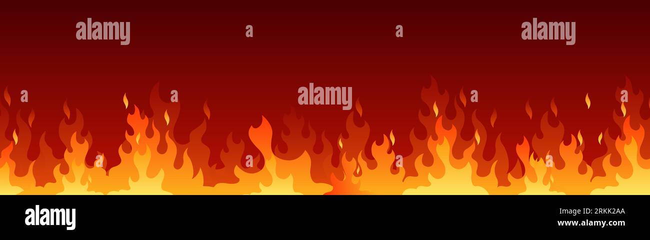 burning fire flame illustration silhouette Stock Vector Image & Art - Alamy