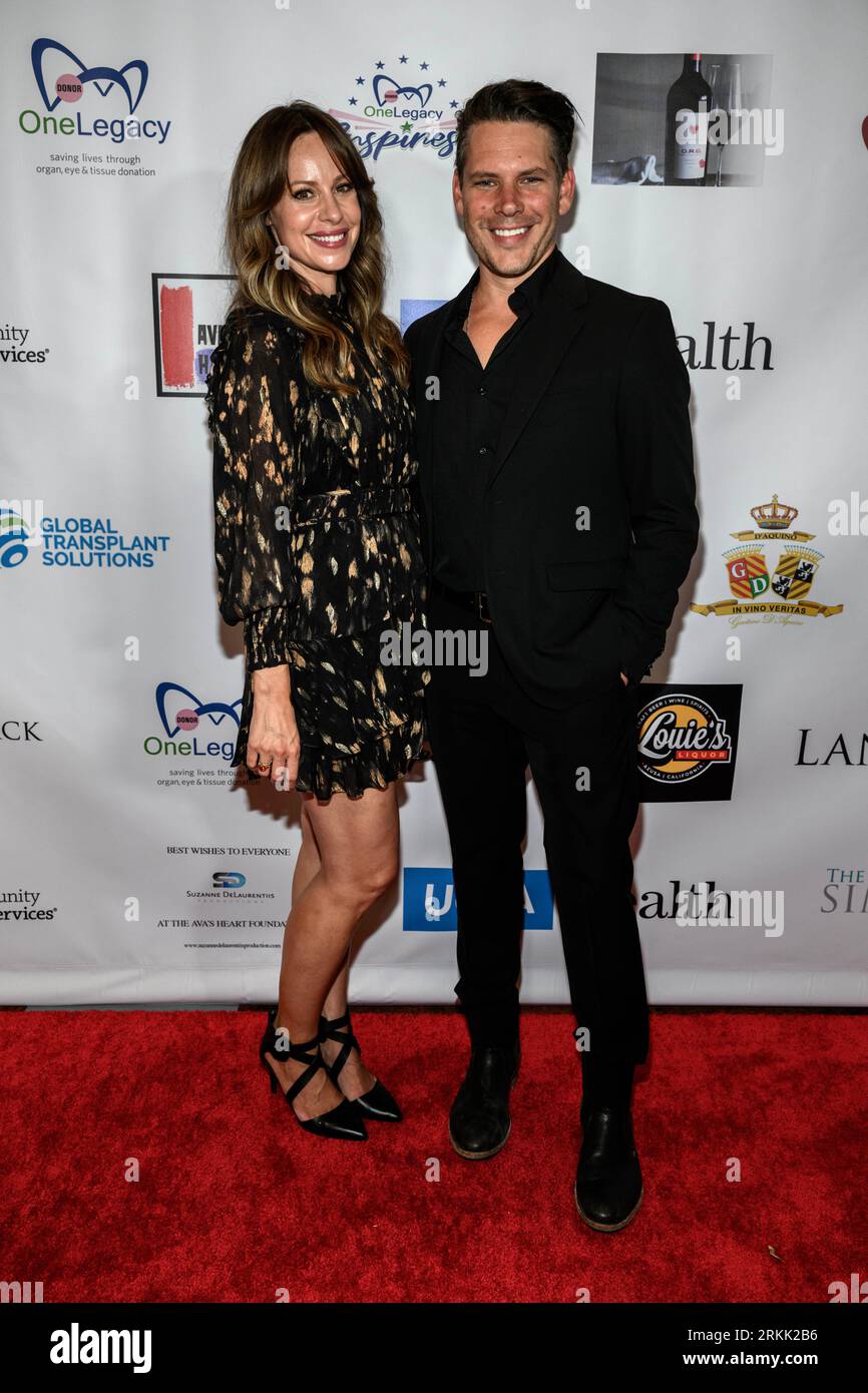 Los Angeles, USA. 24th Aug, 2023. Singers Jenn and Tom Korbee attend ...