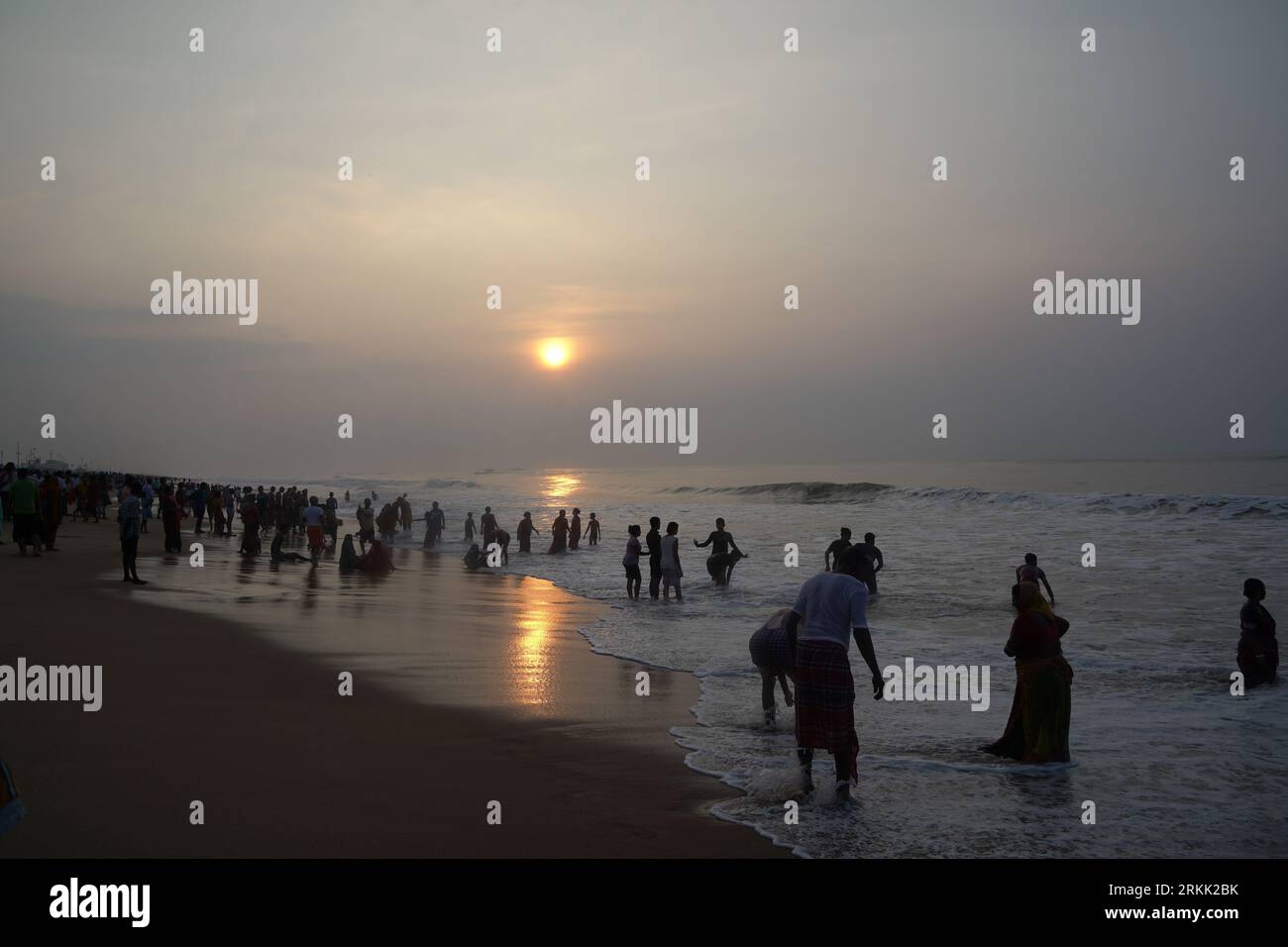 Puri beach sunrise puri odisha hi-res stock photography and images - Alamy