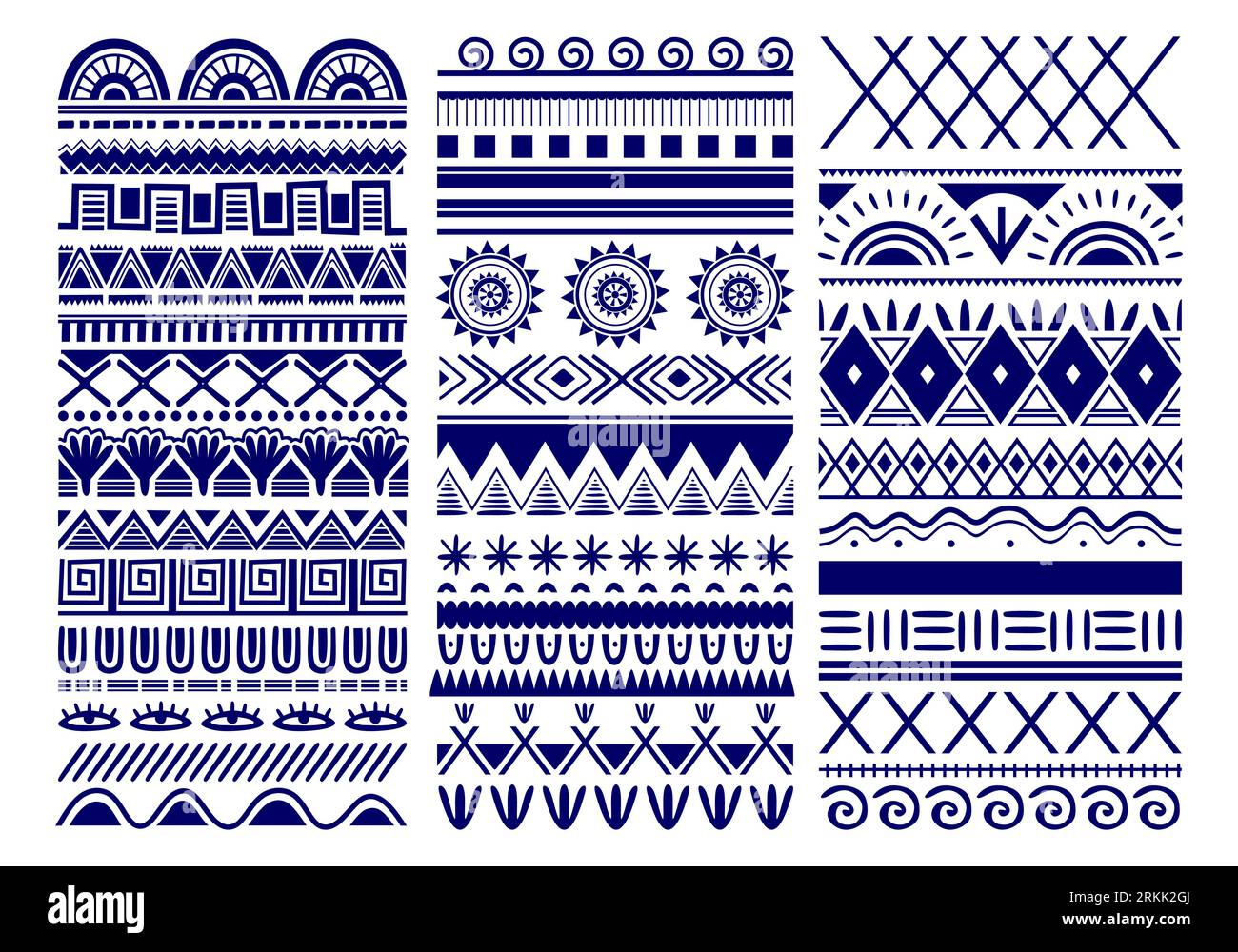 Tribal pattern Cut Out Stock Images & Pictures - Alamy