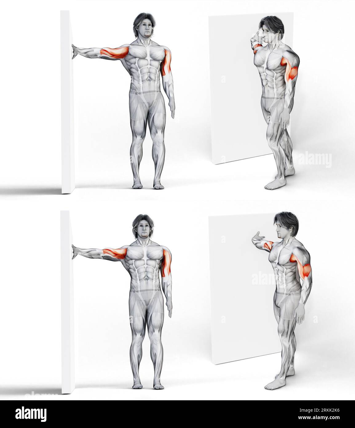 Demonstrating exercises Cut Out Stock Images & Pictures - Alamy