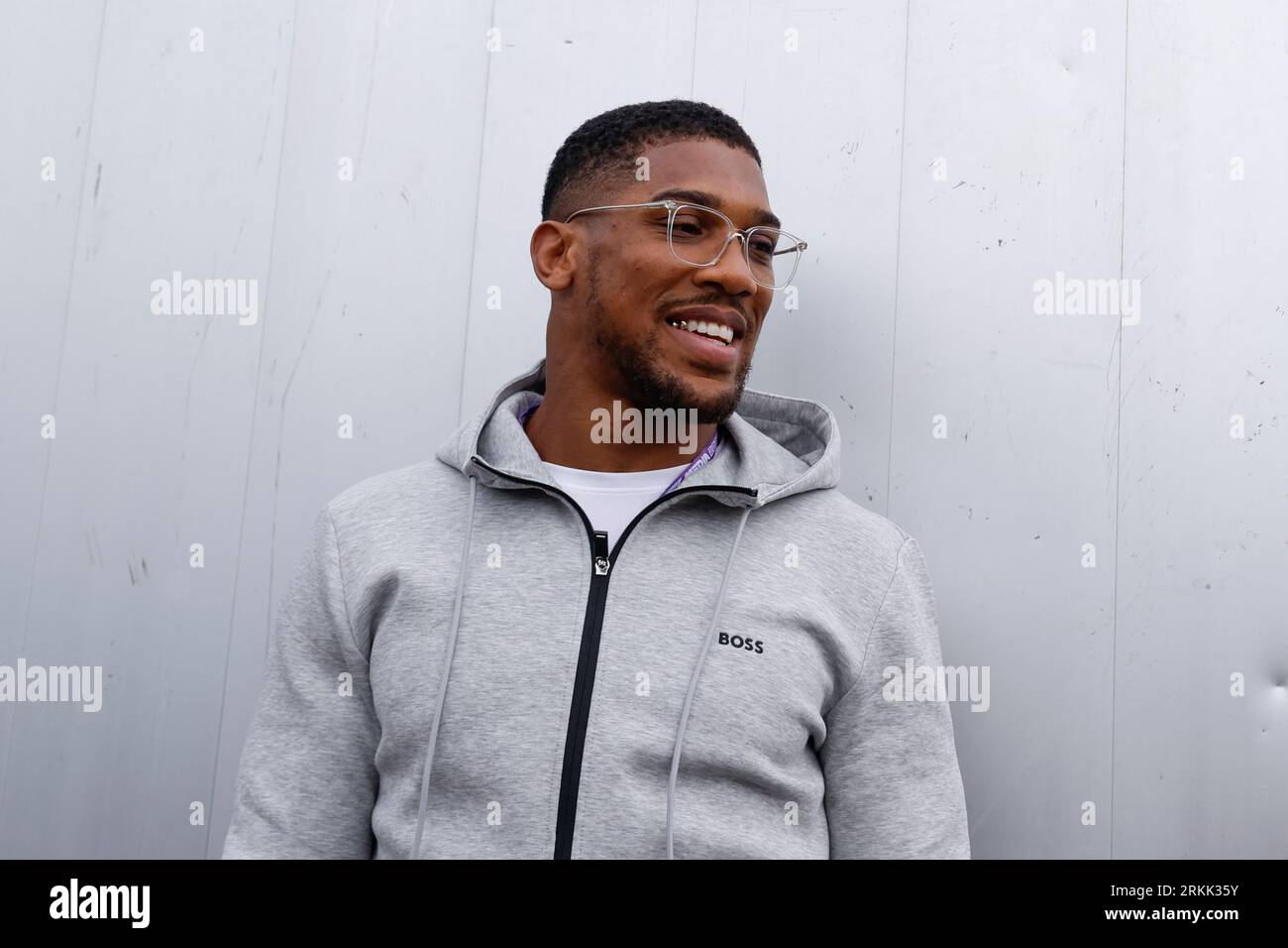 ZANDVOORT, NETHERLANDS - AUGUST 24: Anthony Joshua (boxer) during the ...