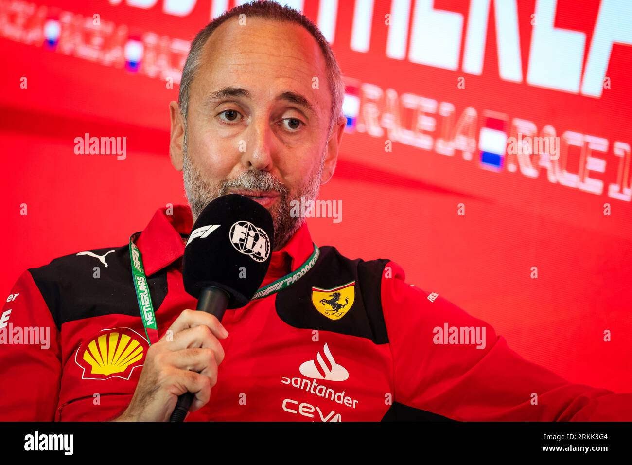 Zandvoort, Pays Bas. 25th Aug, 2023. CARDILE Enrico (ita), Head of ...