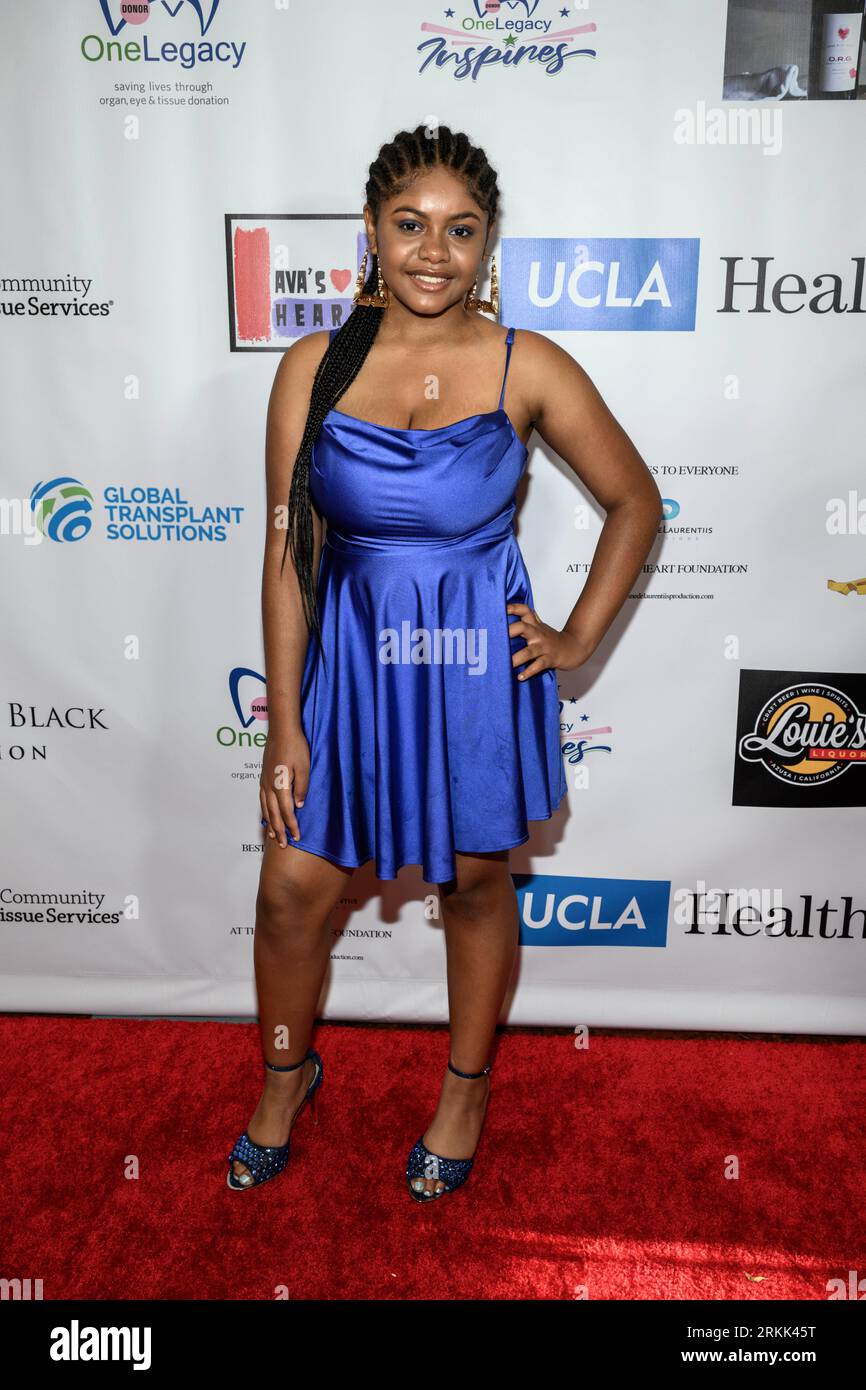 Los Angeles, USA. 24th Aug, 2023. Actress Yelany Sinclair attends OneLegacy Annual Ava's Heart ...