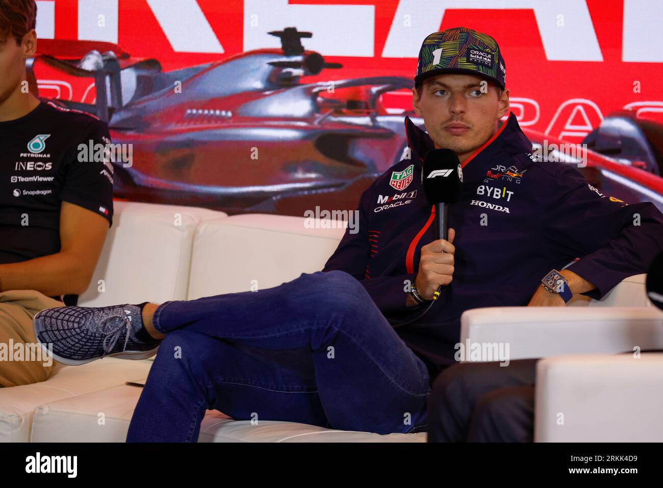 ZANDVOORT, NETHERLANDS - AUGUST 24: Max Verstappen of Oracle Red Bull ...