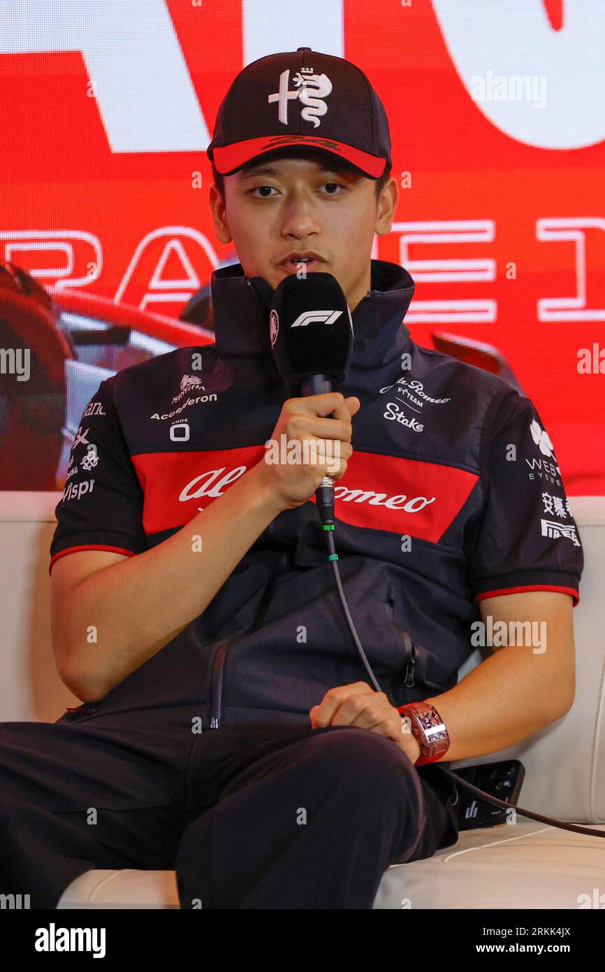 Drivers press conference zhou hi-res stock photography and images - Alamy