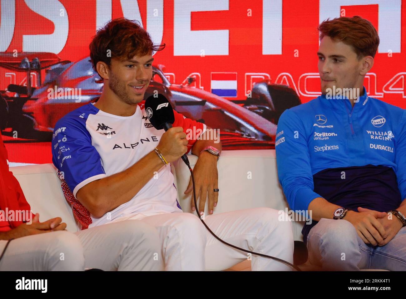 ZANDVOORT, NETHERLANDS - AUGUST 24: Pierre Gasly of BWT Alpine F1 Team ...