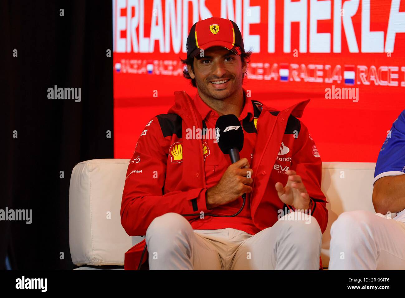 ZANDVOORT, NETHERLANDS - AUGUST 24: Carlos Sainz of Scuderia Ferrari ...