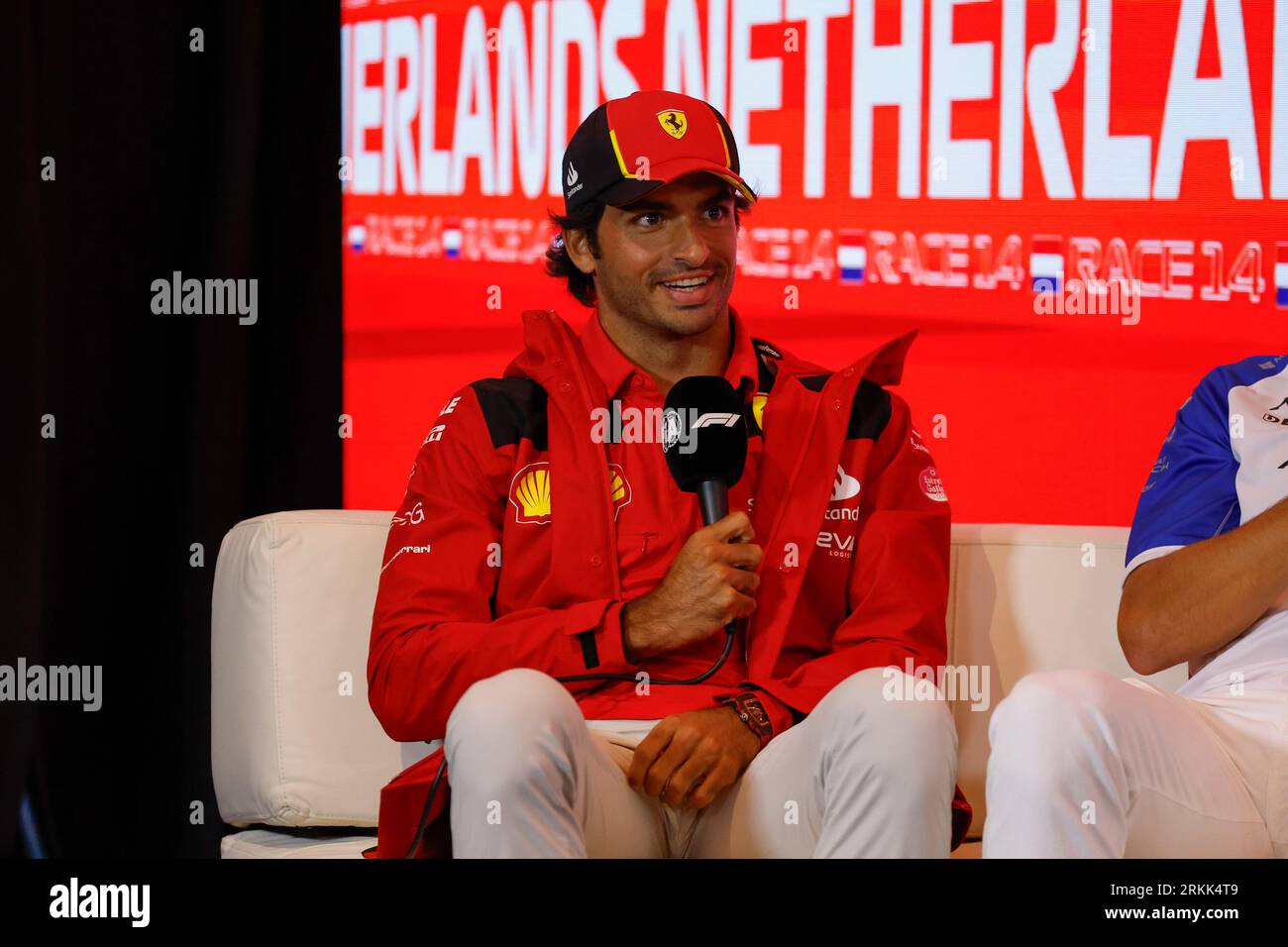 ZANDVOORT, NETHERLANDS - AUGUST 24: Carlos Sainz of Scuderia Ferrari ...