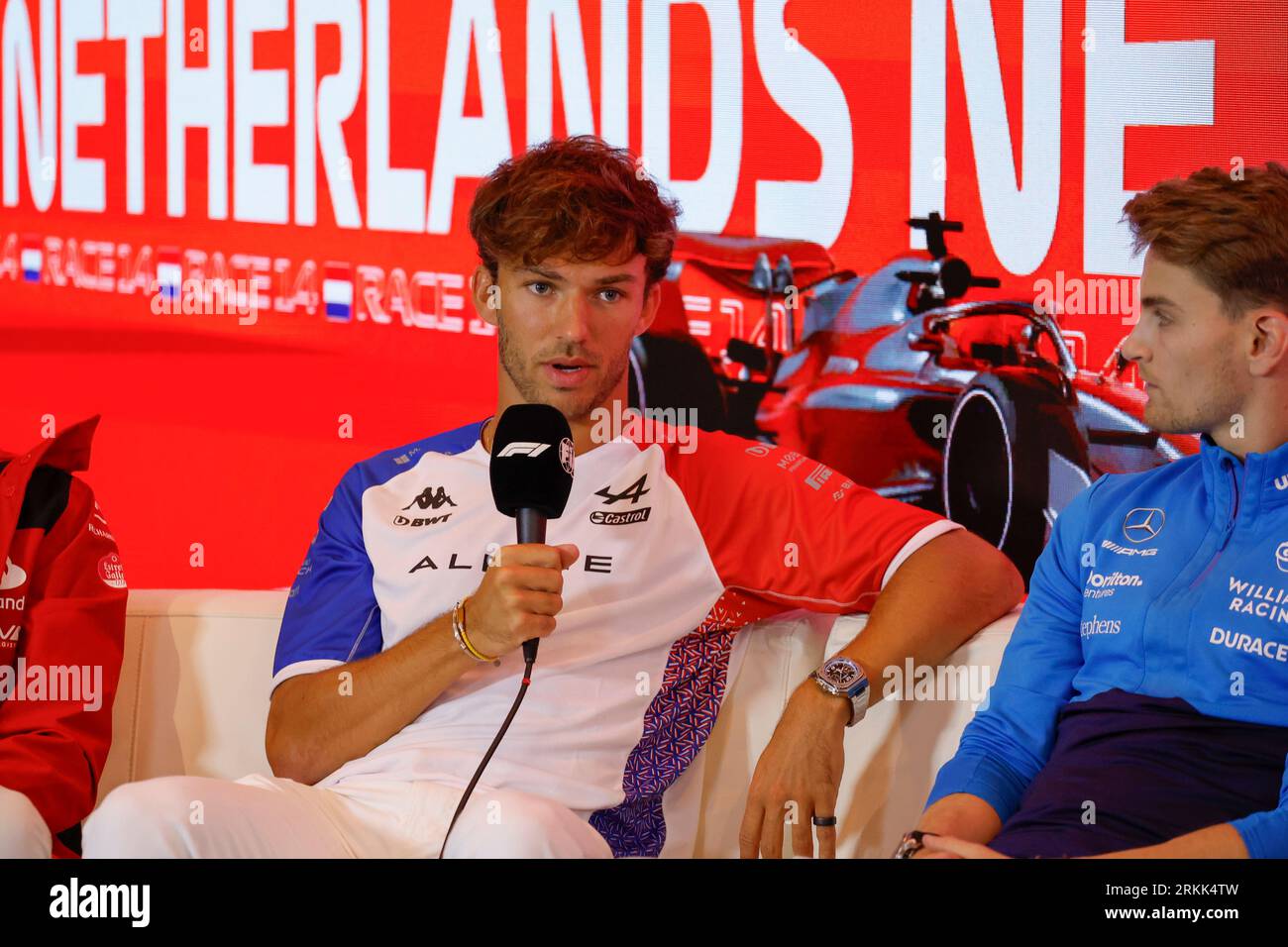 ZANDVOORT, NETHERLANDS - AUGUST 24: Logan Sargeant of Williams Racing ...