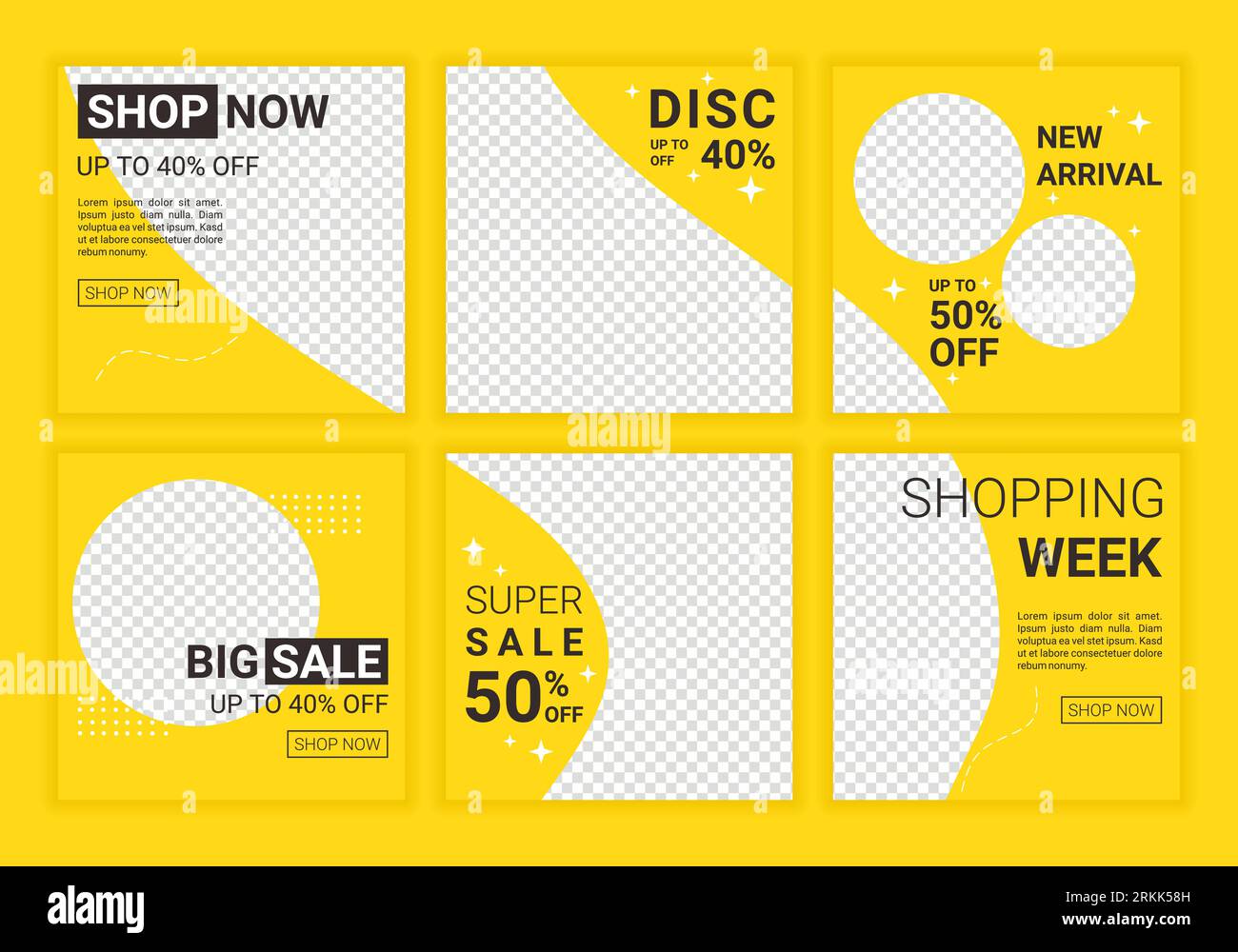 Promotional template bundle hi-res stock photography and images - Alamy