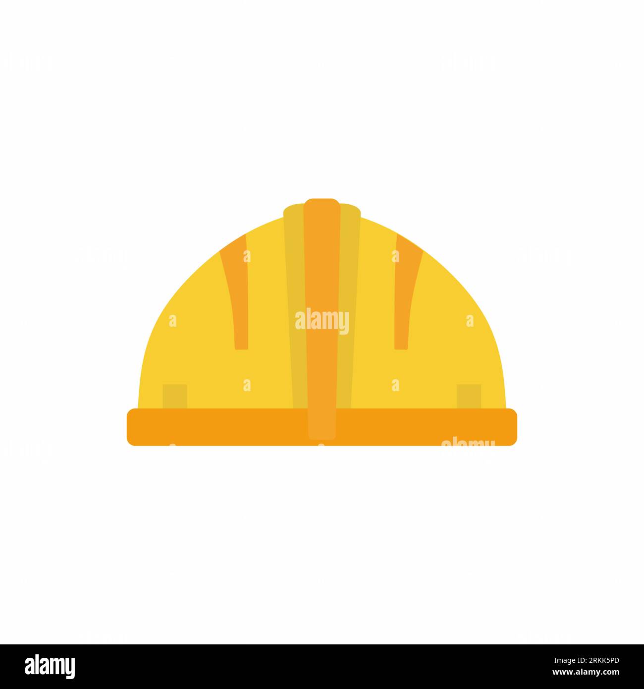 Safety yellow helmet for engineer. Yellow helmet isolated on white ...