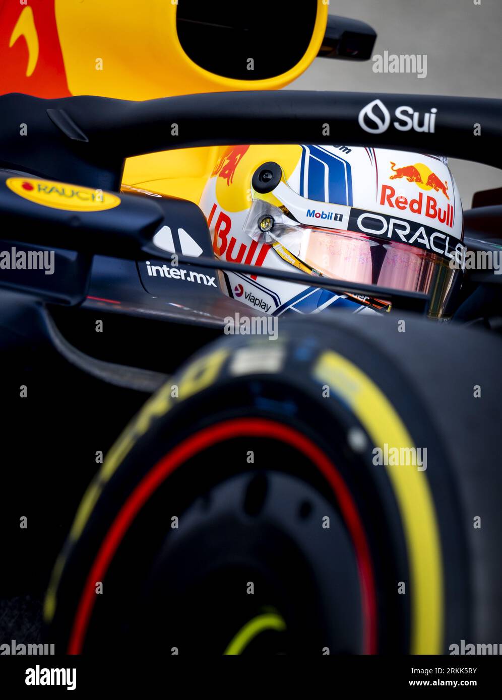 ZANDVOORT - Max Verstappen (Red Bull Racing) during 2nd Free Practice ahead of the F1 Grand Prix ...