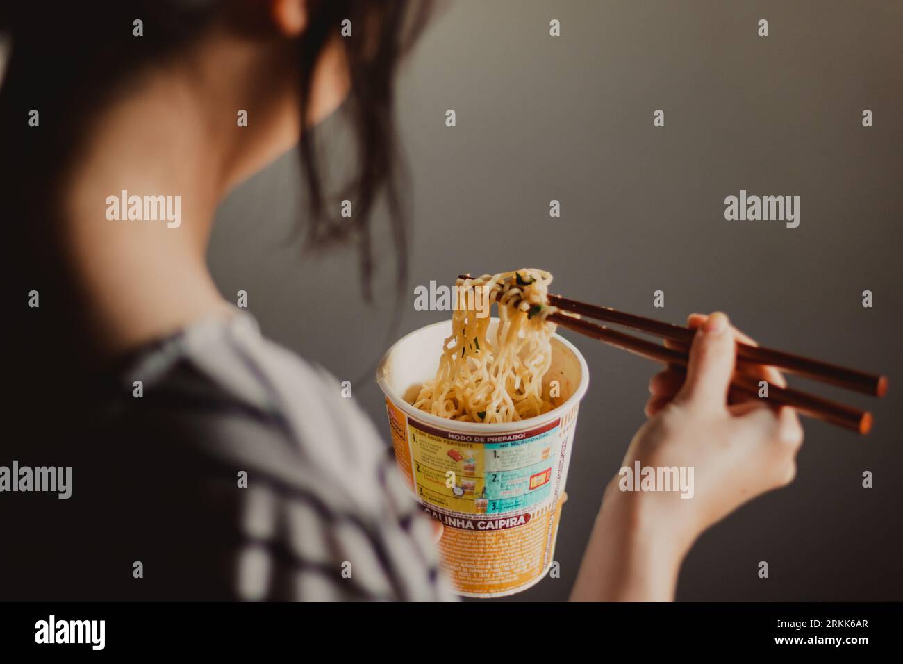 Concept instant food cup hi-res stock photography and images - Alamy