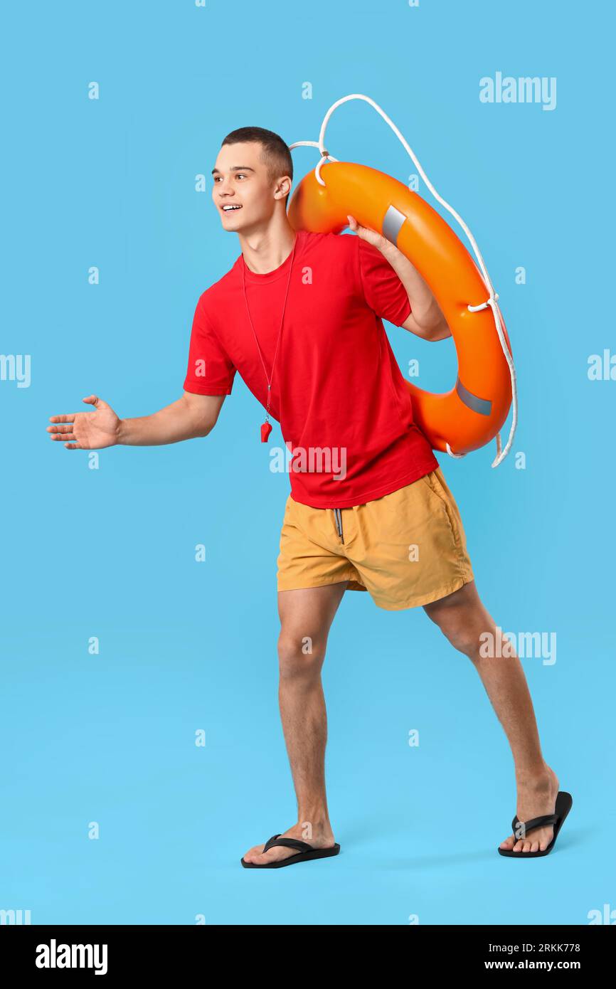 Lifeguard pool teenager hi-res stock photography and images - Alamy