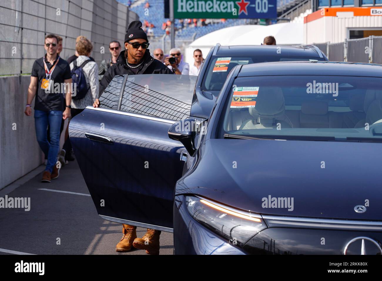 ZANDVOORT, NETHERLANDS - AUGUST 25: Lewis Hamilton of Mercedes-AMG ...