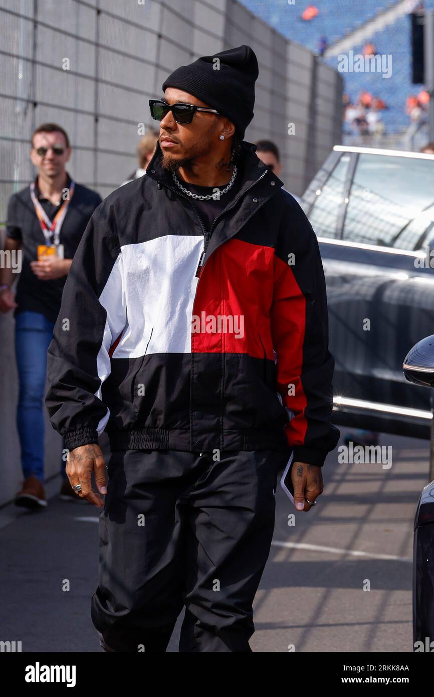 ZANDVOORT, NETHERLANDS - AUGUST 25: Lewis Hamilton of Mercedes-AMG ...