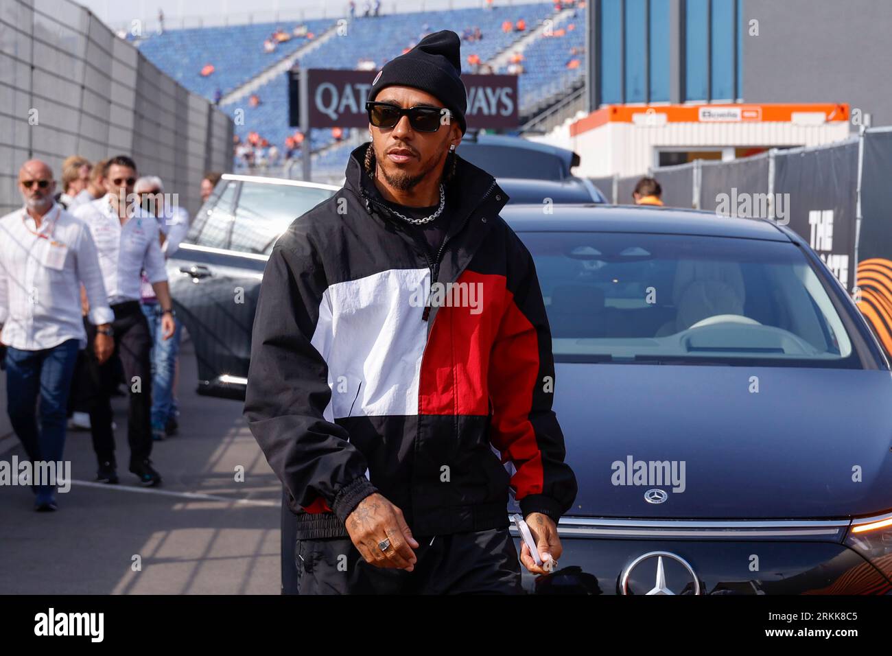 ZANDVOORT, NETHERLANDS - AUGUST 25: Lewis Hamilton of Mercedes-AMG ...