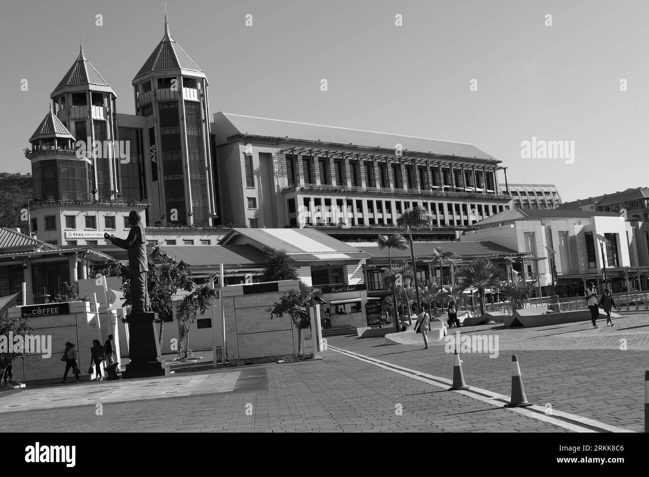 Caudan waterfront Black and White Stock Photos & Images - Alamy