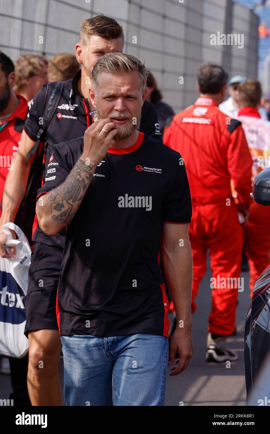 ZANDVOORT, NETHERLANDS - AUGUST 25: Kevin Magnussen of MoneyGram Haas ...