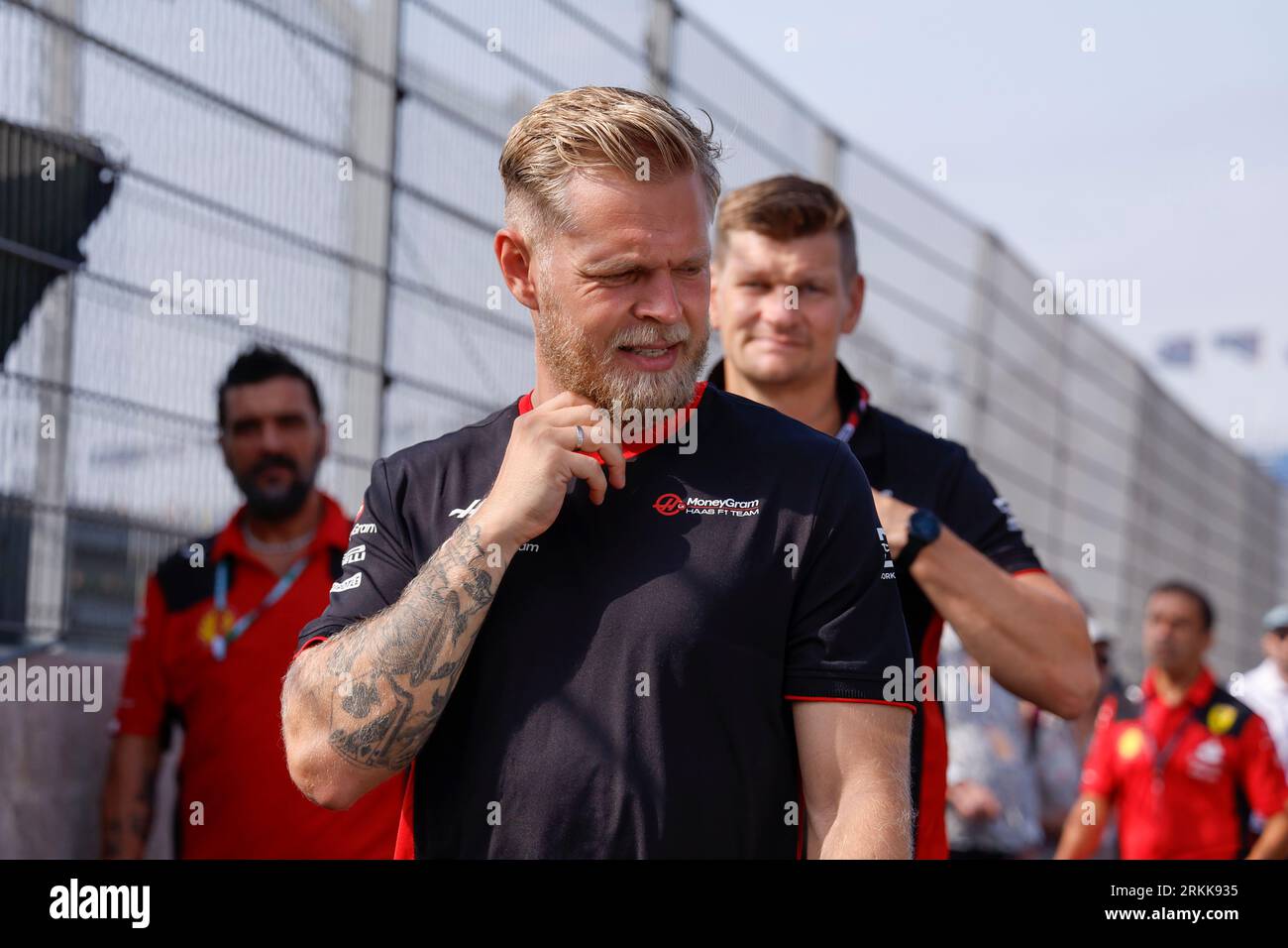 ZANDVOORT, NETHERLANDS - AUGUST 25: Kevin Magnussen of MoneyGram Haas ...