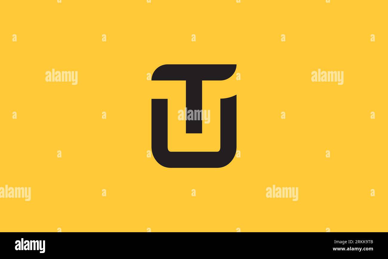monogram letter UT logo design . Letter UT initials logo . Letter UT ...
