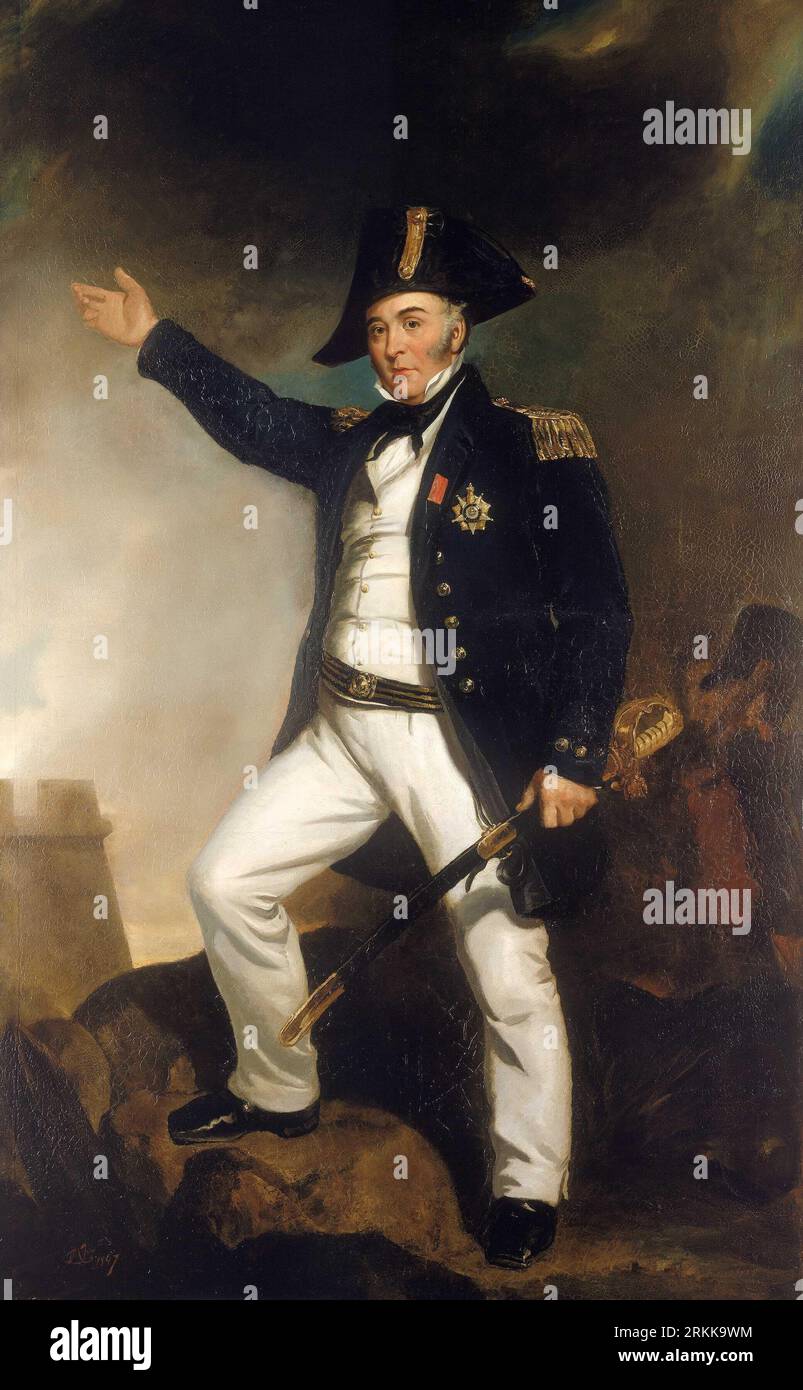 Admiral Sir Charles Napier (1786-1860) 1847 by Thomas Musgrave Joy ...
