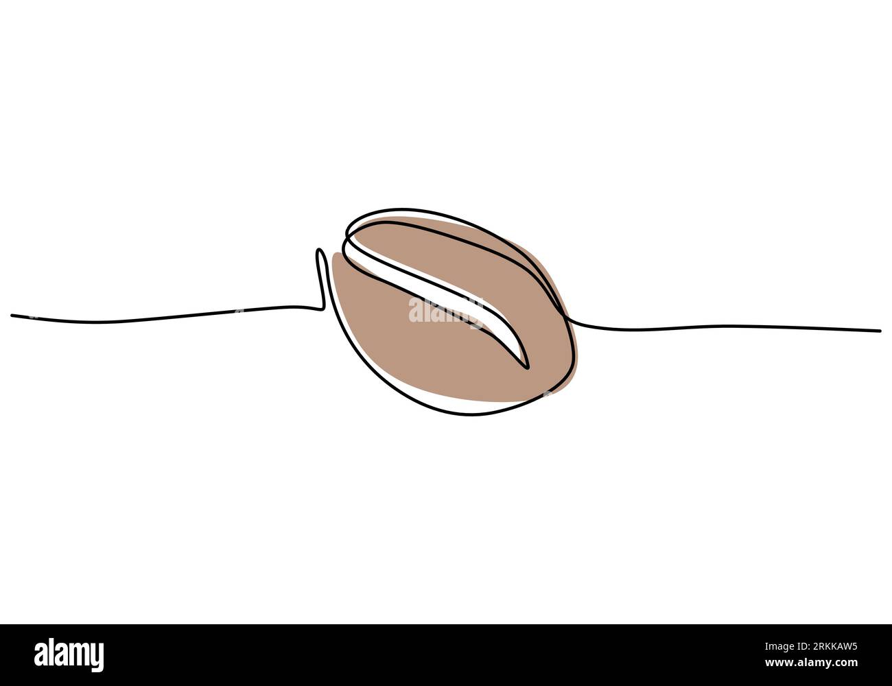 Single Coffee Bean Clip Art