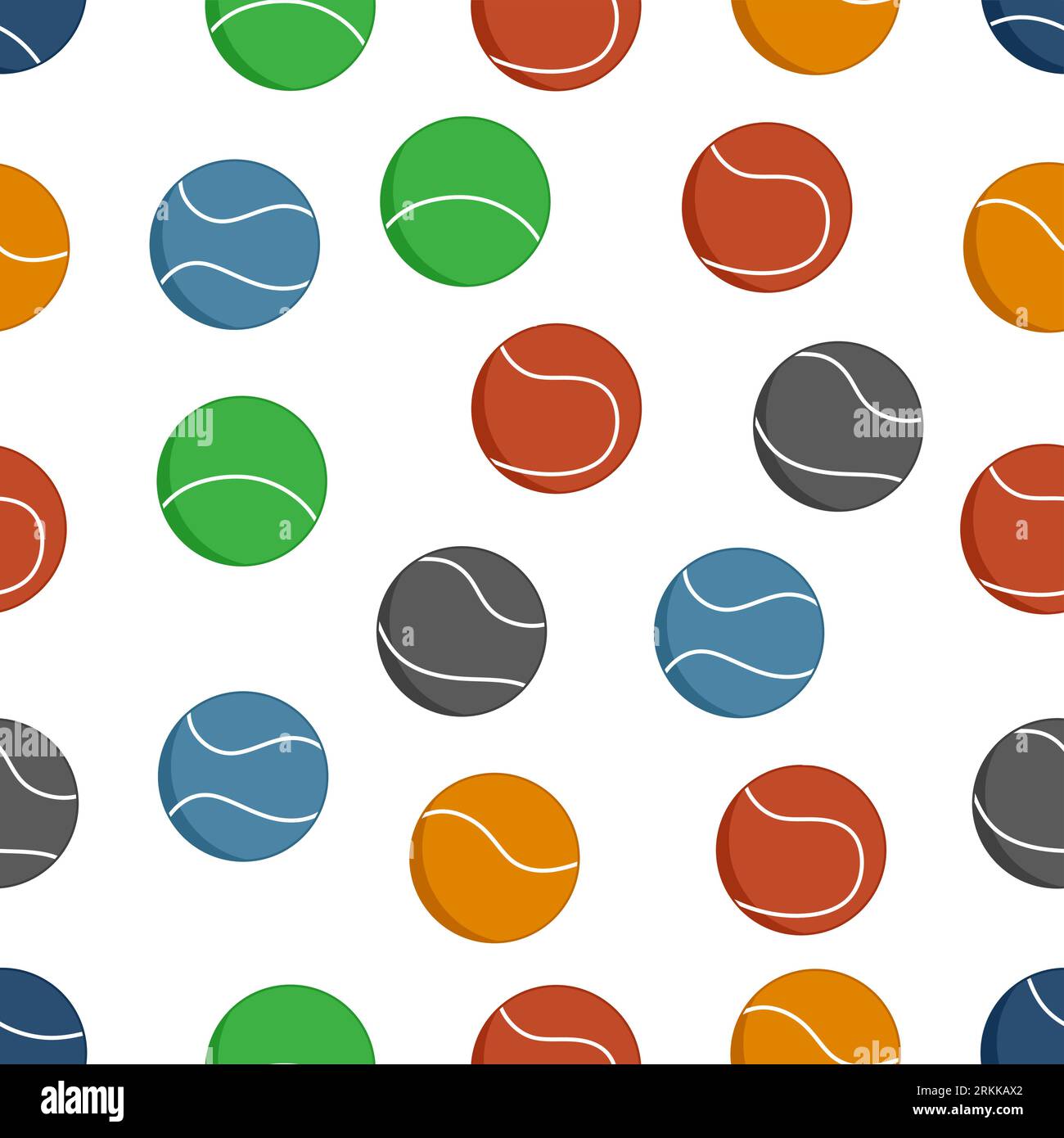 Tennis ball seamless pattern background Stock Vector Images - Alamy