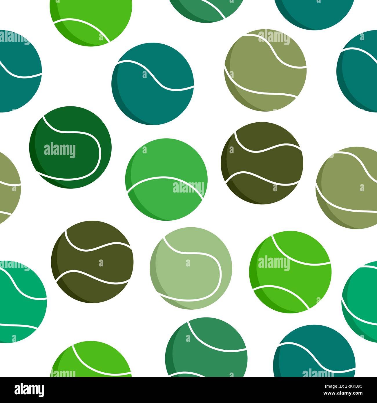 Tennis ball Seamless Pattern, Green Tennis Ball Seamless Pattern Stock ...