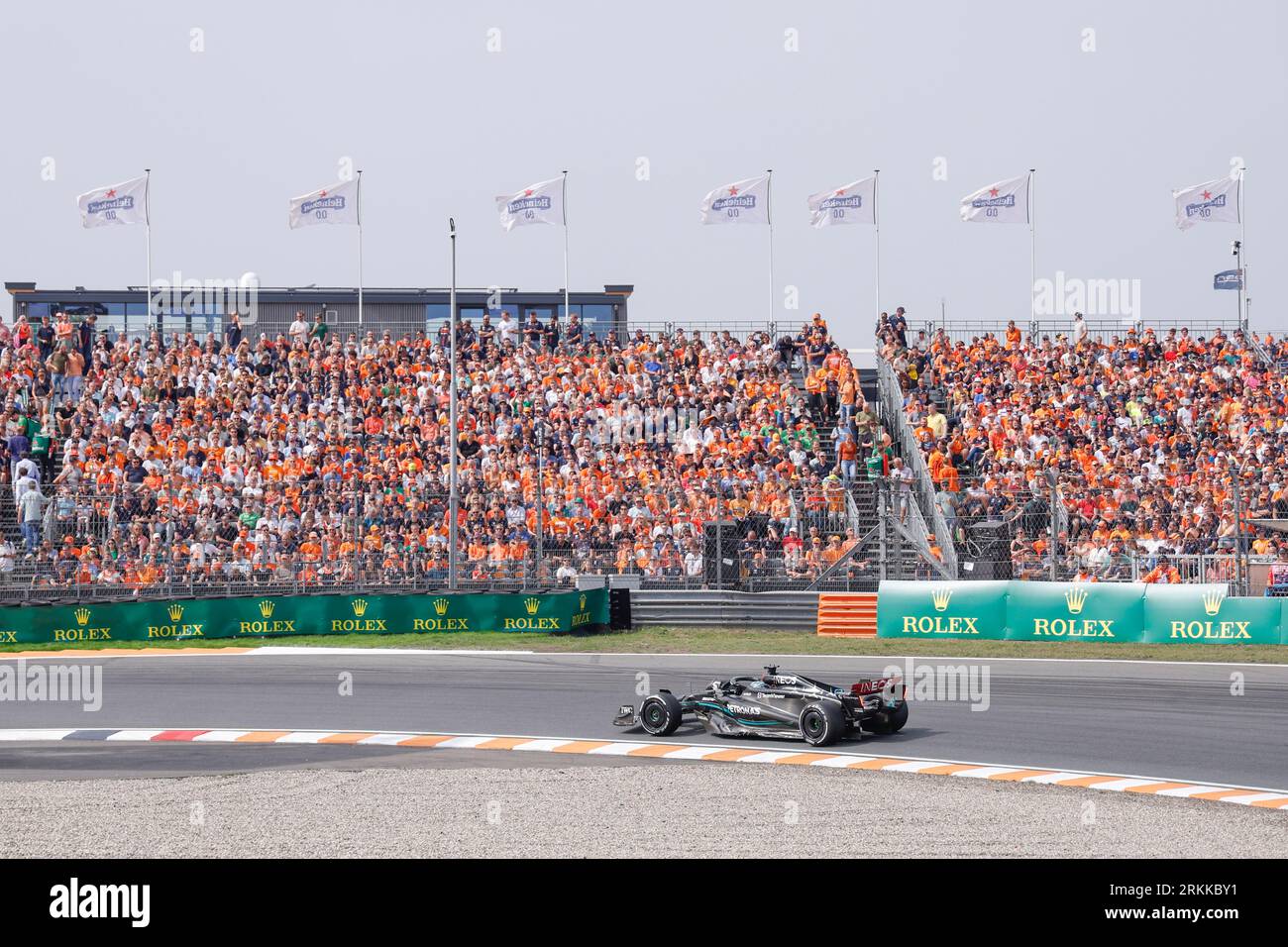 ZANDVOORT, NETHERLANDS - AUGUST 25: George Russell of Mercedes-AMG ...