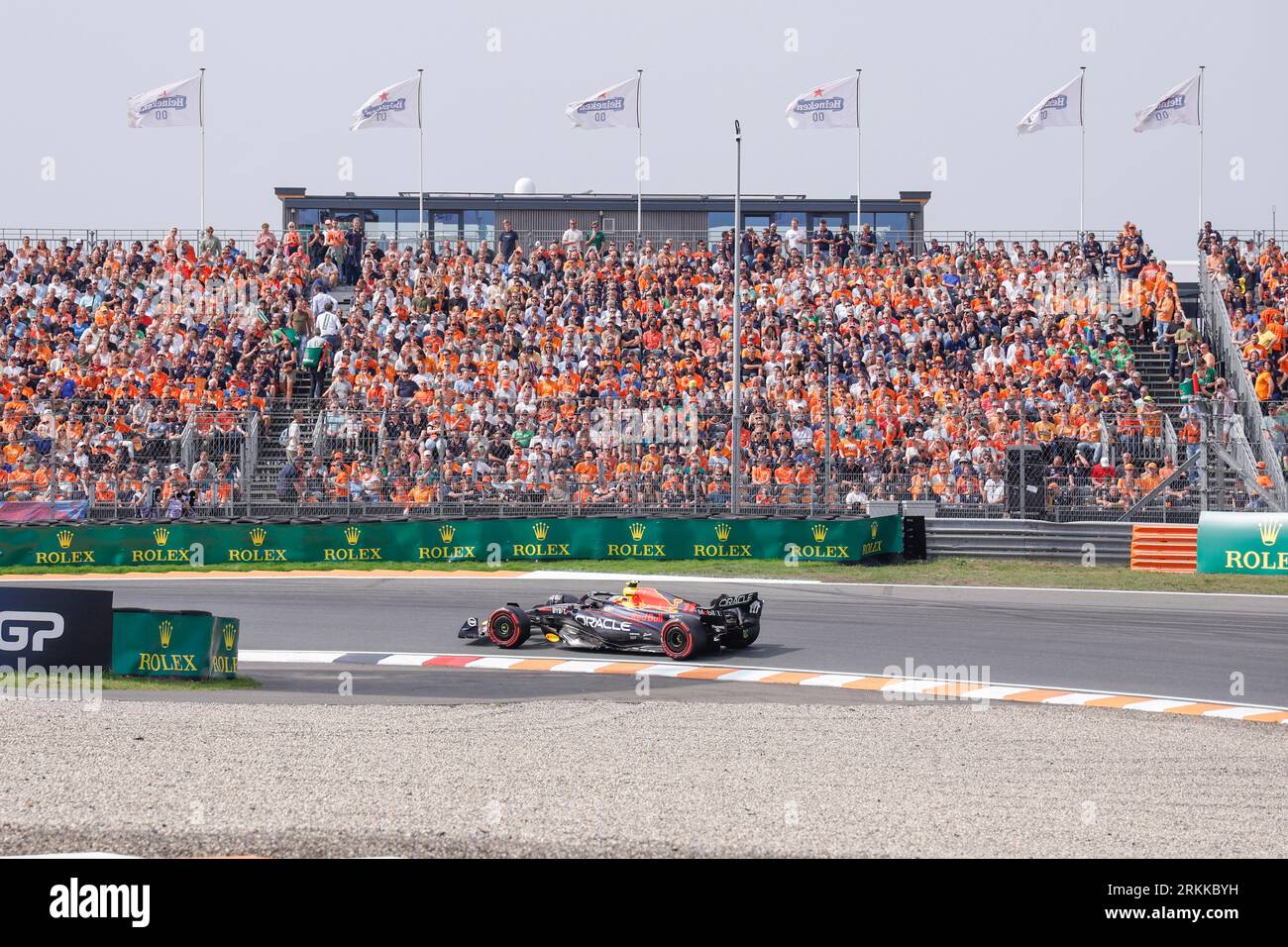 ZANDVOORT, NETHERLANDS - AUGUST 25: Sergio Perez of Oracle Red Bull ...