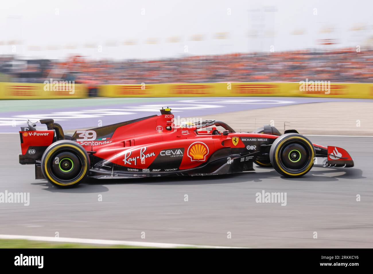 ZANDVOORT, NETHERLANDS - AUGUST 25: Robert Shwartzman test rider of ...