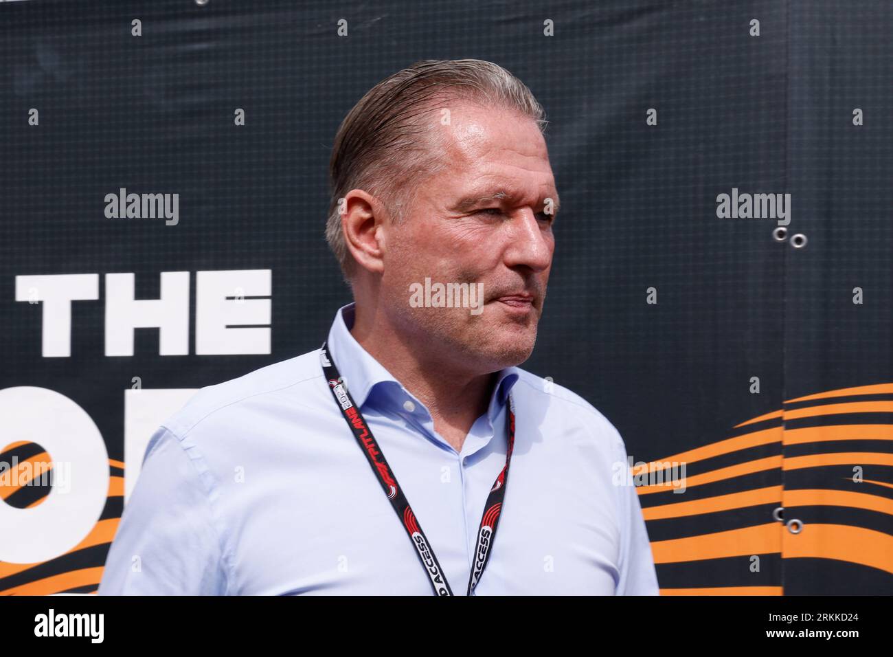 ZANDVOORT, NETHERLANDS - AUGUST 25: Jos Verstappen dad of Max ...