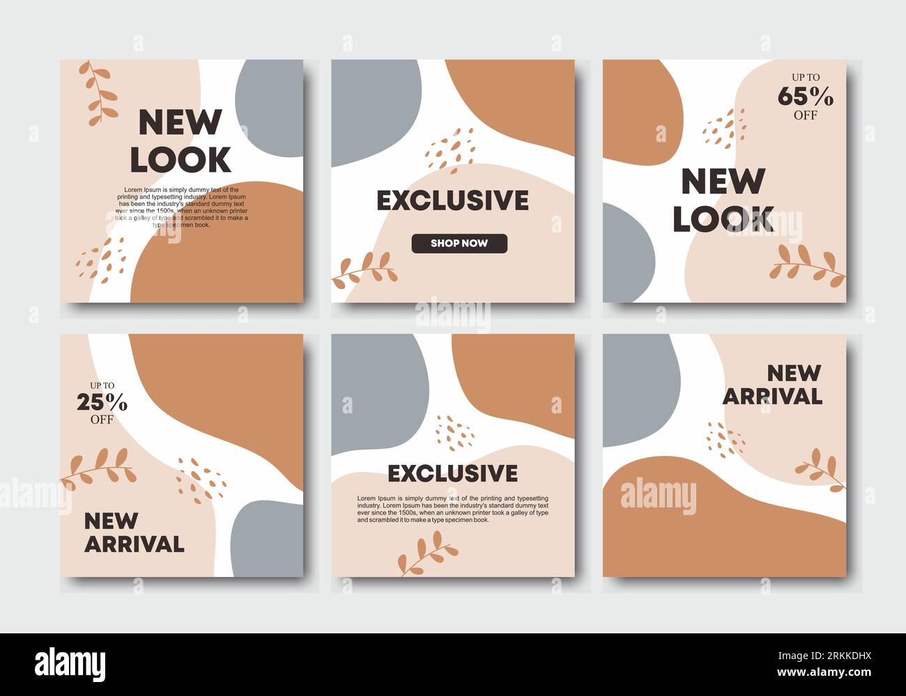 Color background banner graphic design square social abstract texture ...