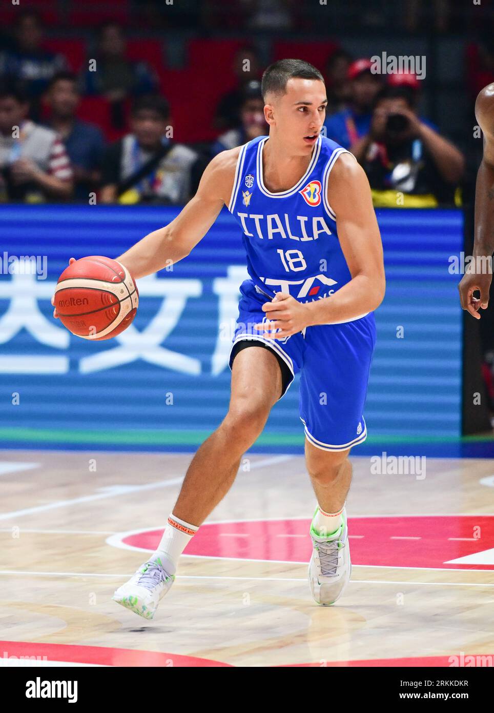 Bulacan, Philippines. 25th Aug, 2023. Matteo Spagnolo of the Italy men ...