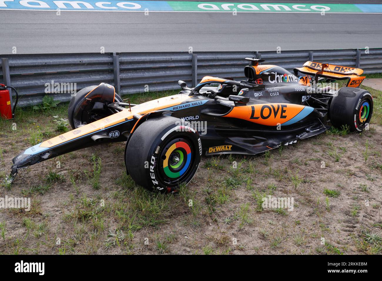 ZANDVOORT, NETHERLANDS - AUGUST 25: Oscar Piastri of McLaren F1 Team ...