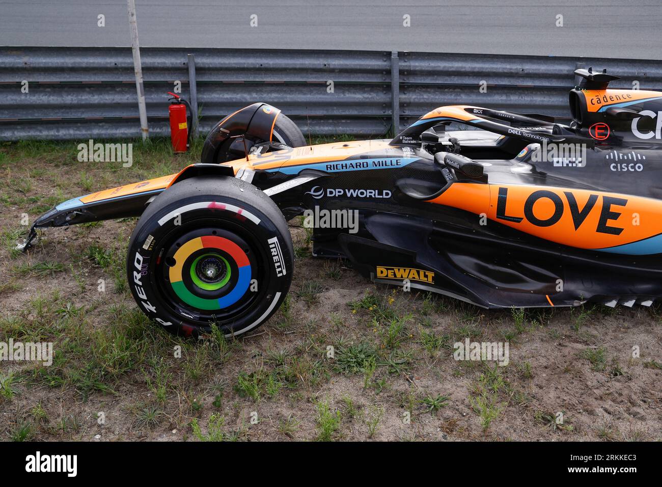 ZANDVOORT, NETHERLANDS - AUGUST 25: Oscar Piastri of McLaren F1 Team ...