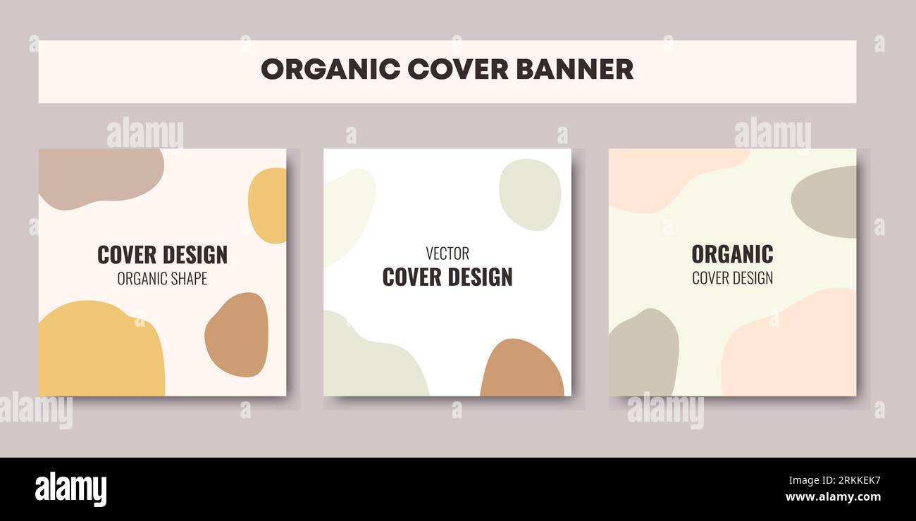 Social media post set of abstract modern backgrounds with pastel color ...