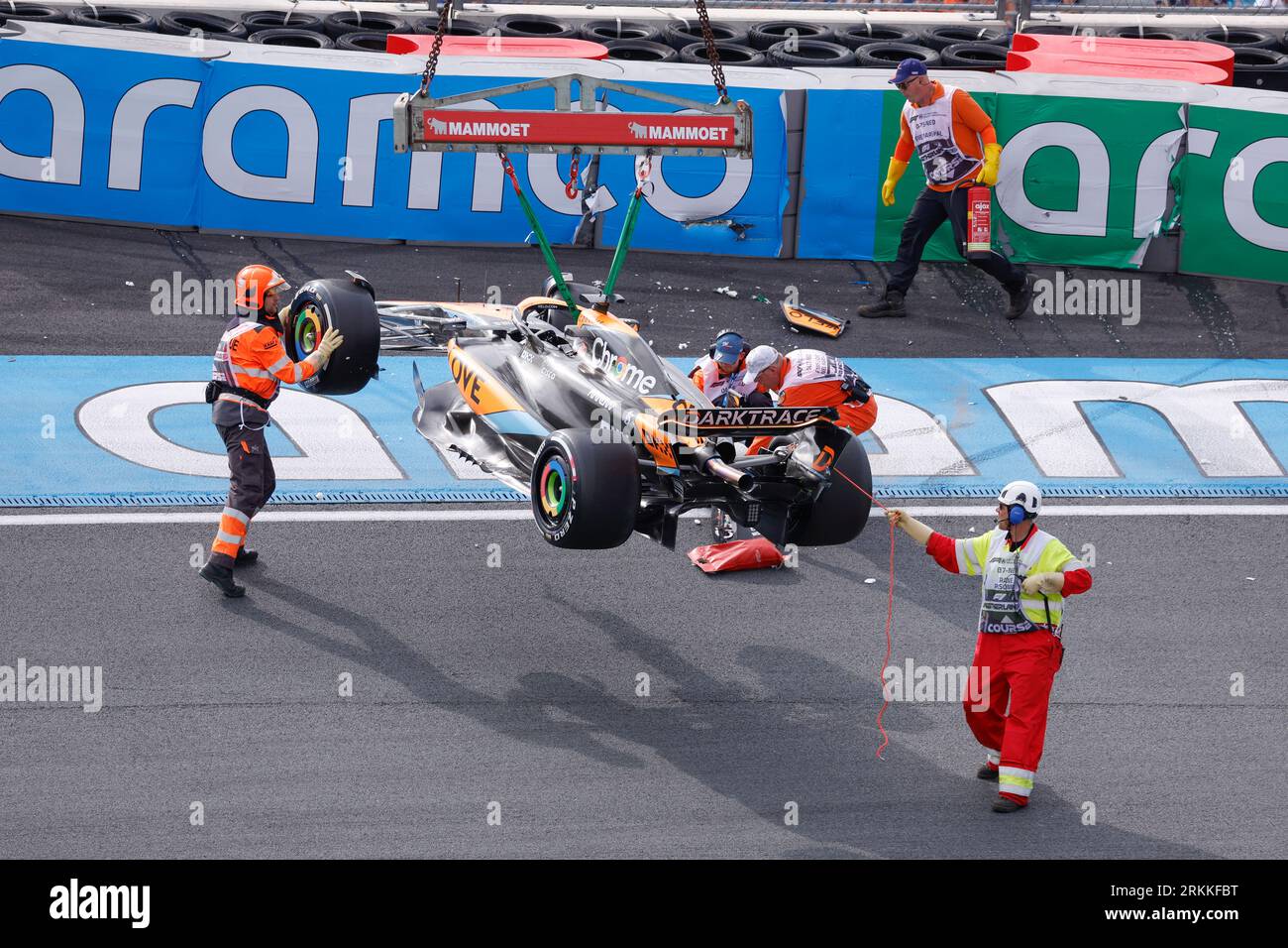 ZANDVOORT, NETHERLANDS - AUGUST 25: Oscar Piastri of McLaren F1 Team ...