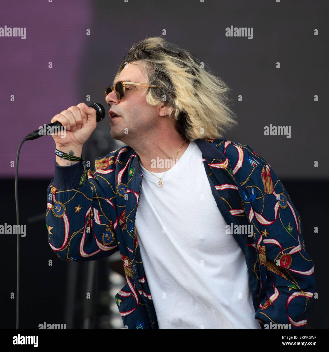 Lead singer charlatans tim burgess hi-res stock photography and images ...