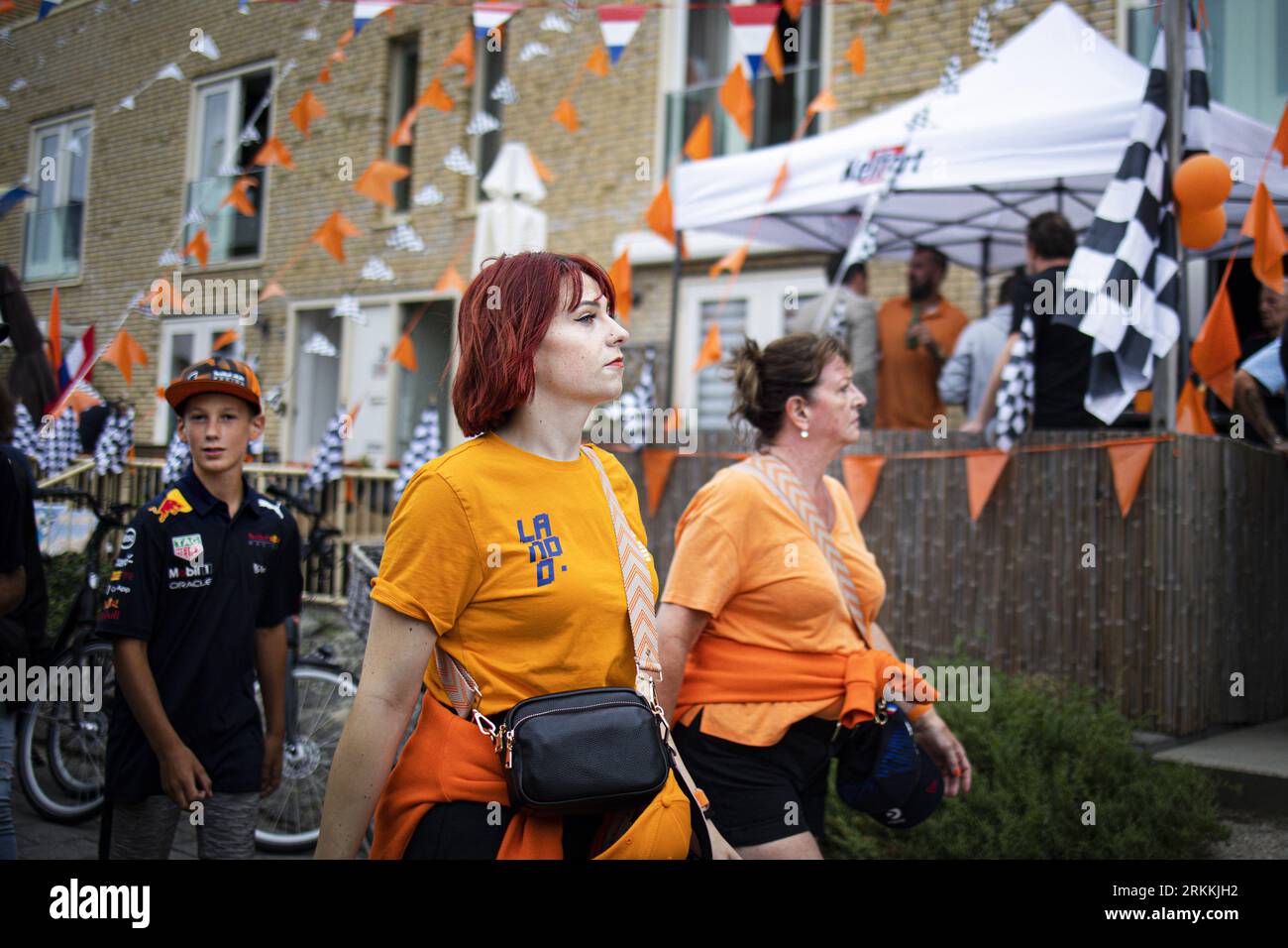 AMSTERDAM - Visitors leave the circuit and head for the station after ...