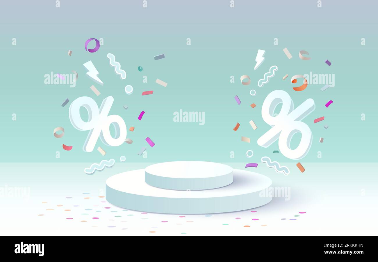 Podium percentage business poster hi-res stock photography and images ...