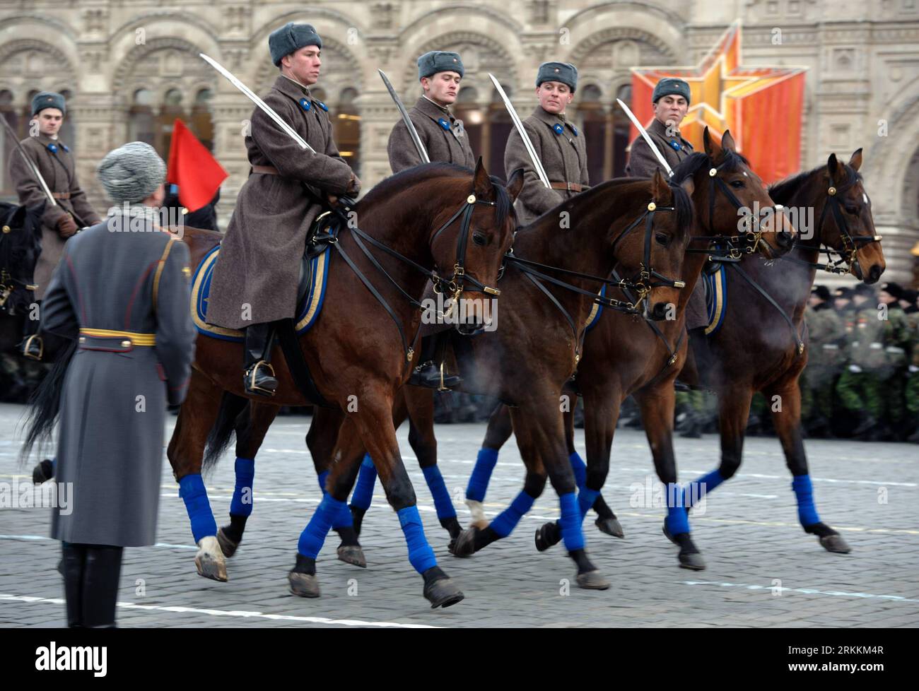 Soviet cavalry parade hi-res stock photography and images - Alamy