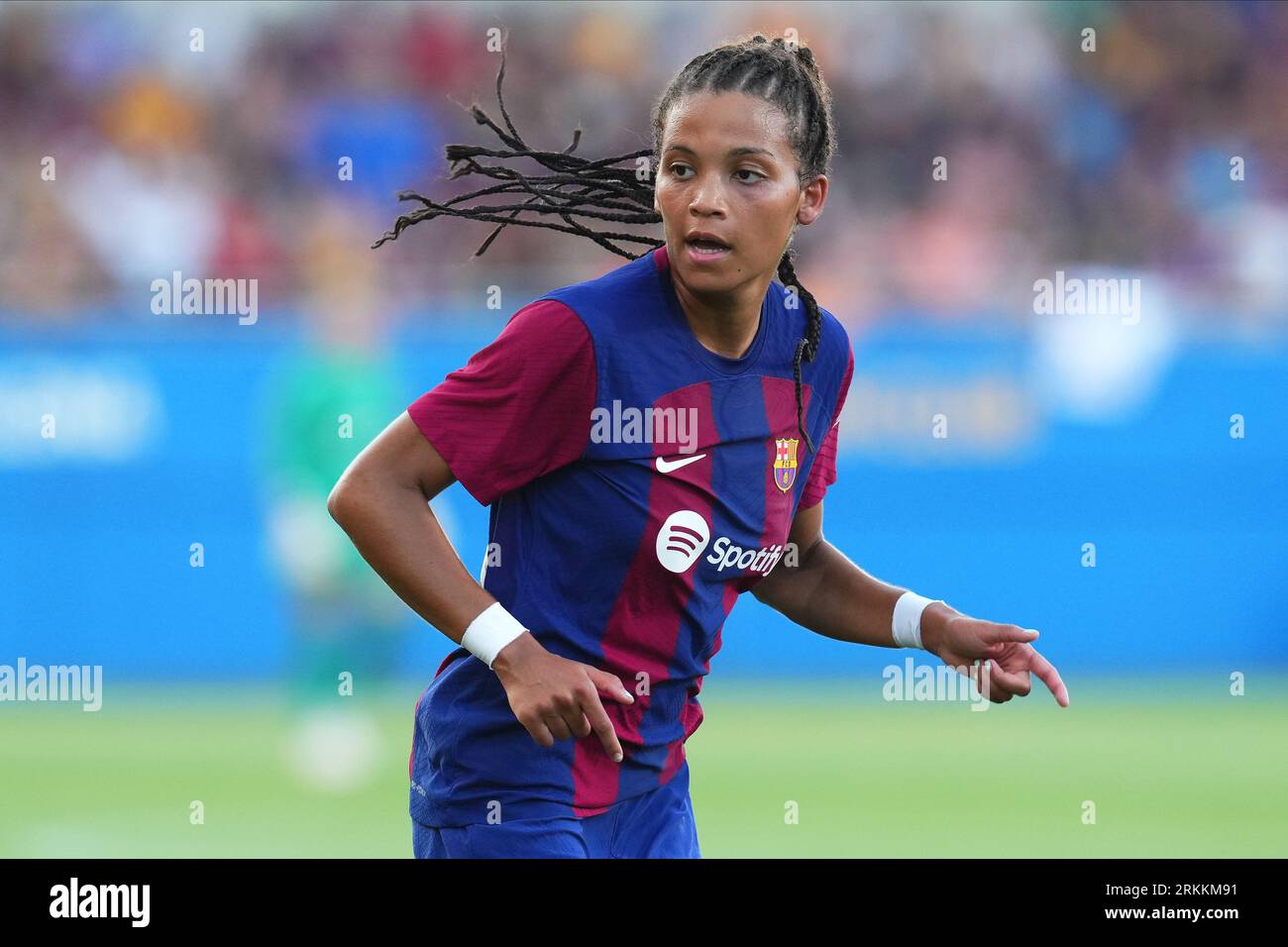 Barcelona, Spain. 24th Aug, 2023. Vicky Lopez of FC Barcelona during ...