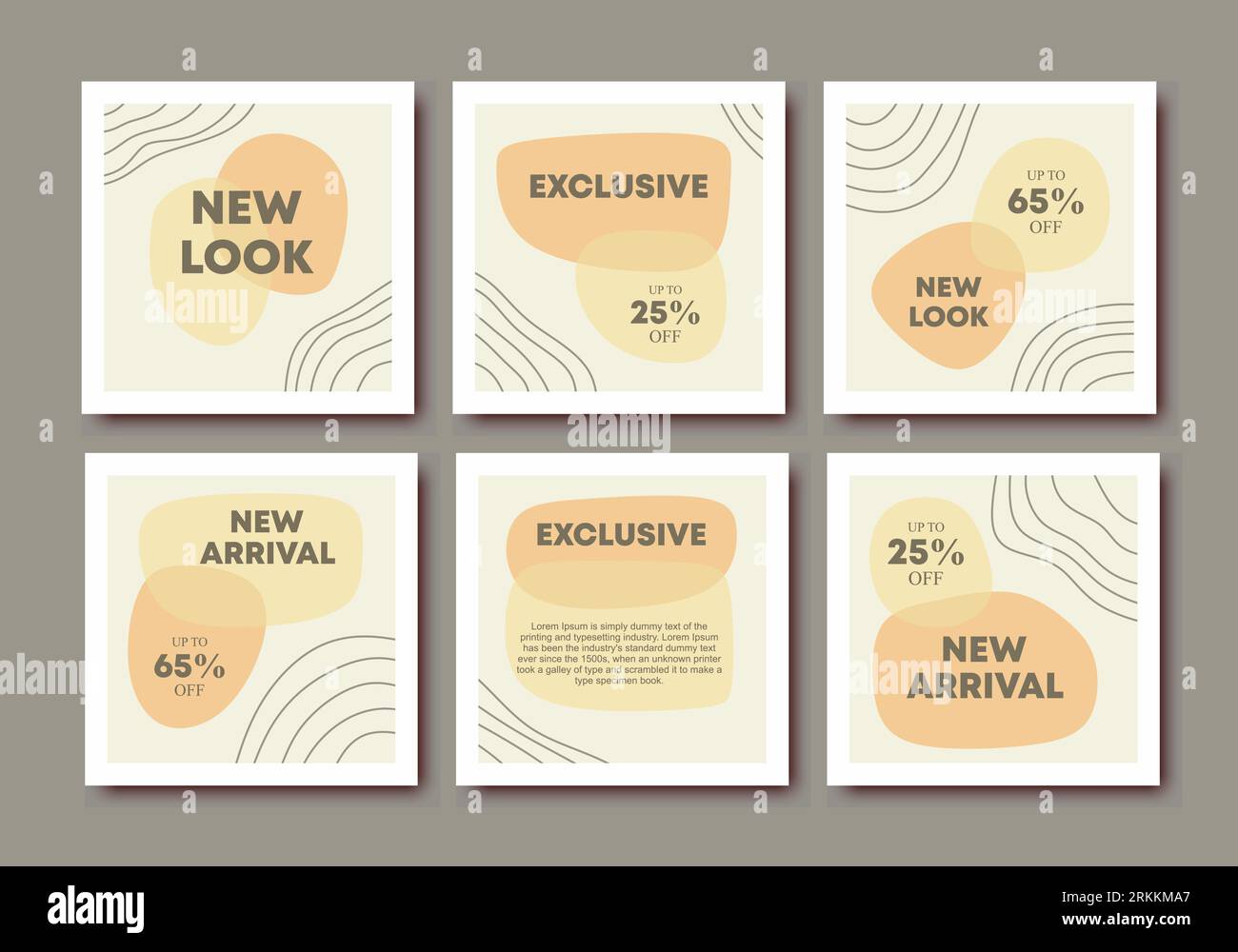 Creative cover design vector for social media feed post template ...