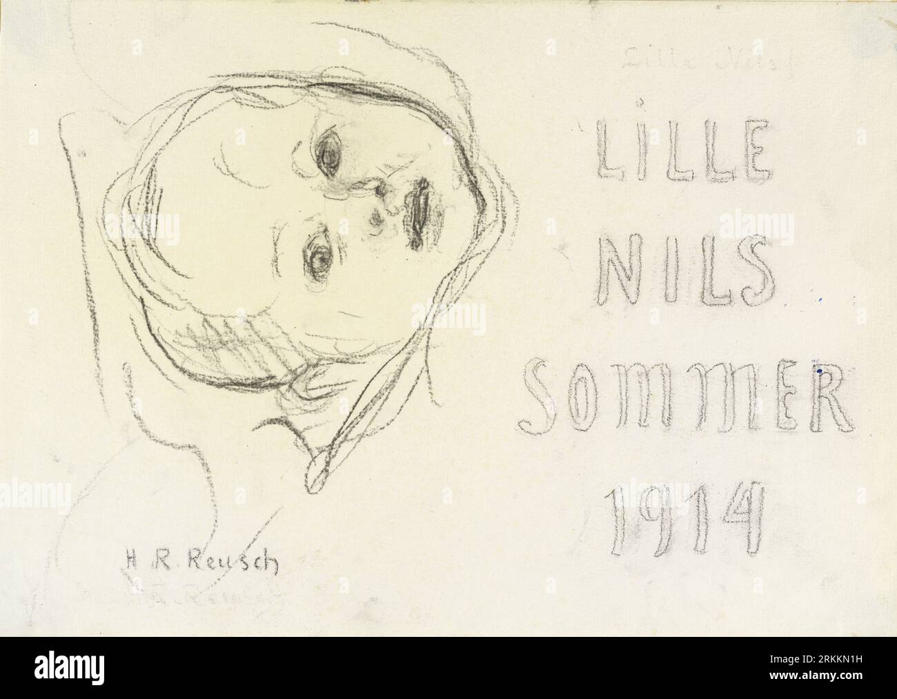 Little Nils 1914 by Helga Marie Ring Reusch Stock Photo - Alamy