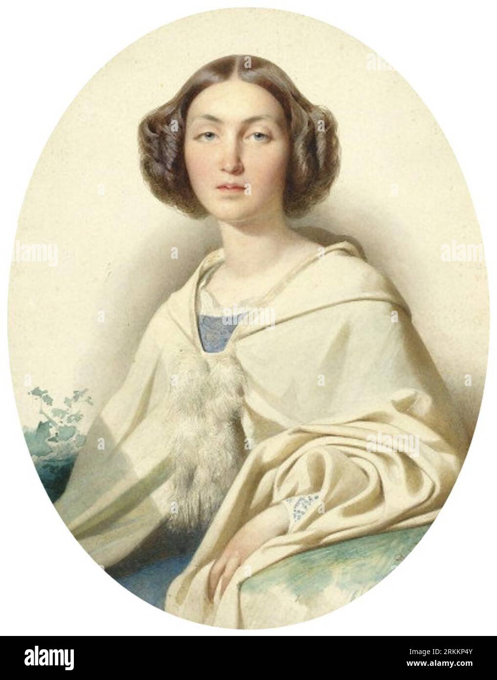 Miniature of Marianne of Orange-Nassau (1810-1883). 1846 by Jan Philip ...