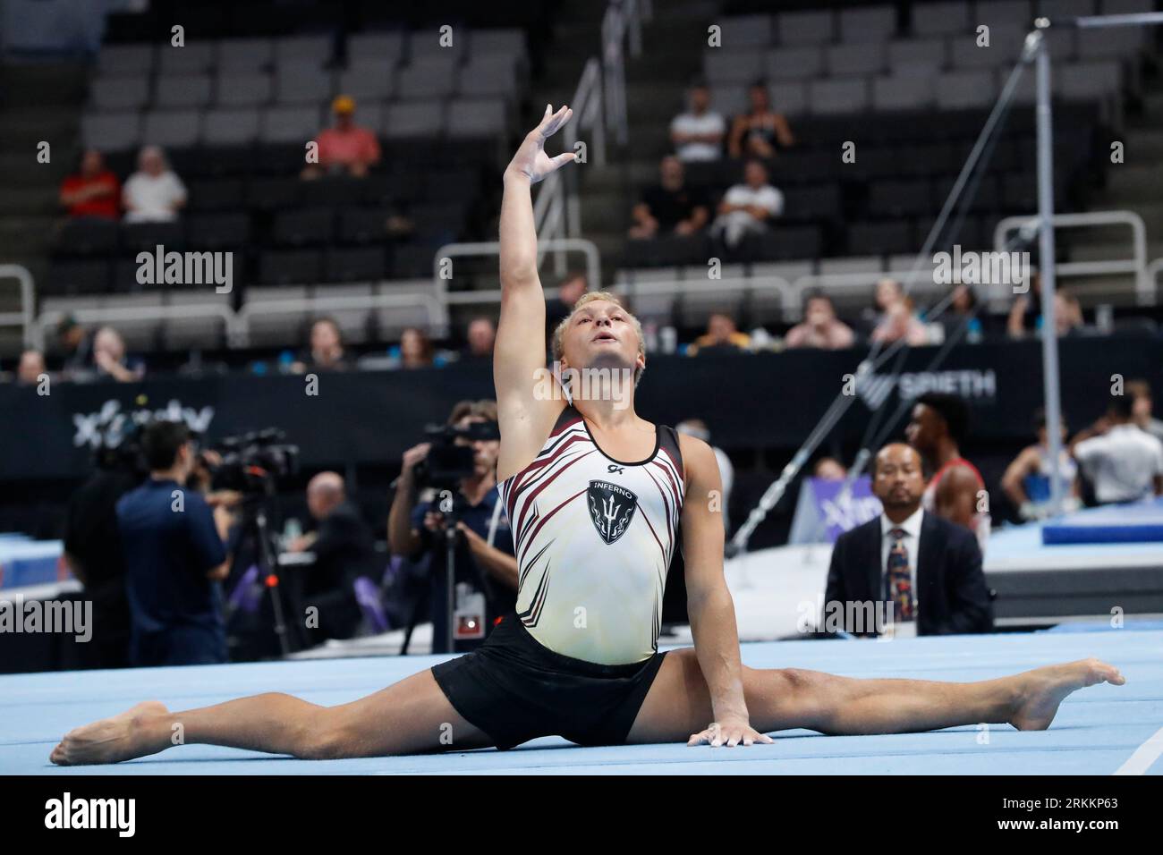 August 24, 2023, SAN JOSE, CALIFORNIA: Jackson Harrison (6) performs on ...